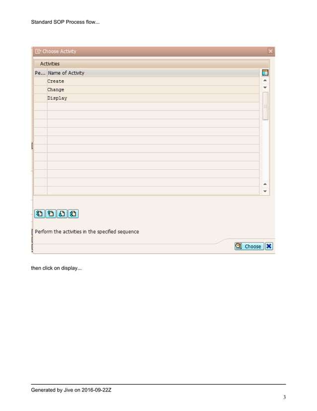 SAP SOP process flow for production process | PDF
