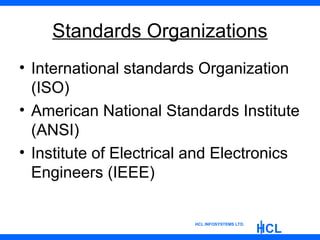 Standards Organizations, International standards Organization | PPT
