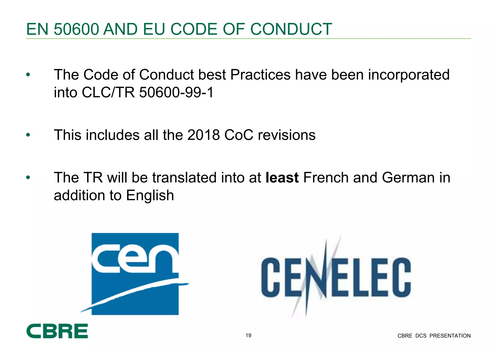 European Data Centre Standards | PDF