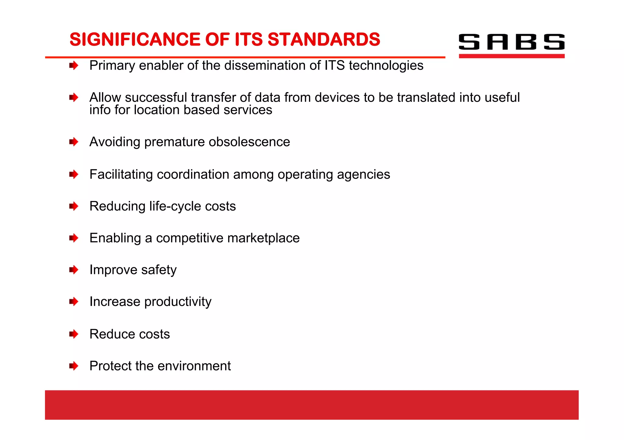 Standards process development & benefits | PDF