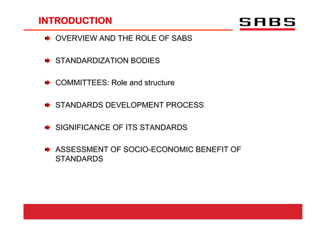 Standards process development & benefits | PDF