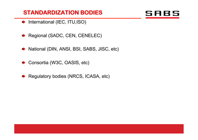 Standards process development & benefits | PDF