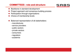 Standards process development & benefits | PDF