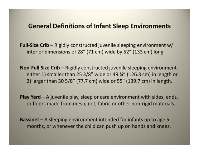 CPSC crib standards review | PPT