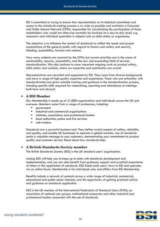 Standards & standardization handout | PDF | Business | Business and Finance