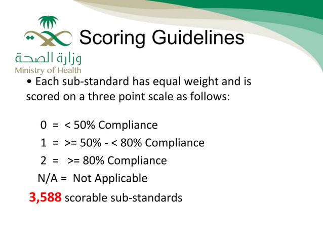 Standards & survey process orientation sspo cbahi | PPTX