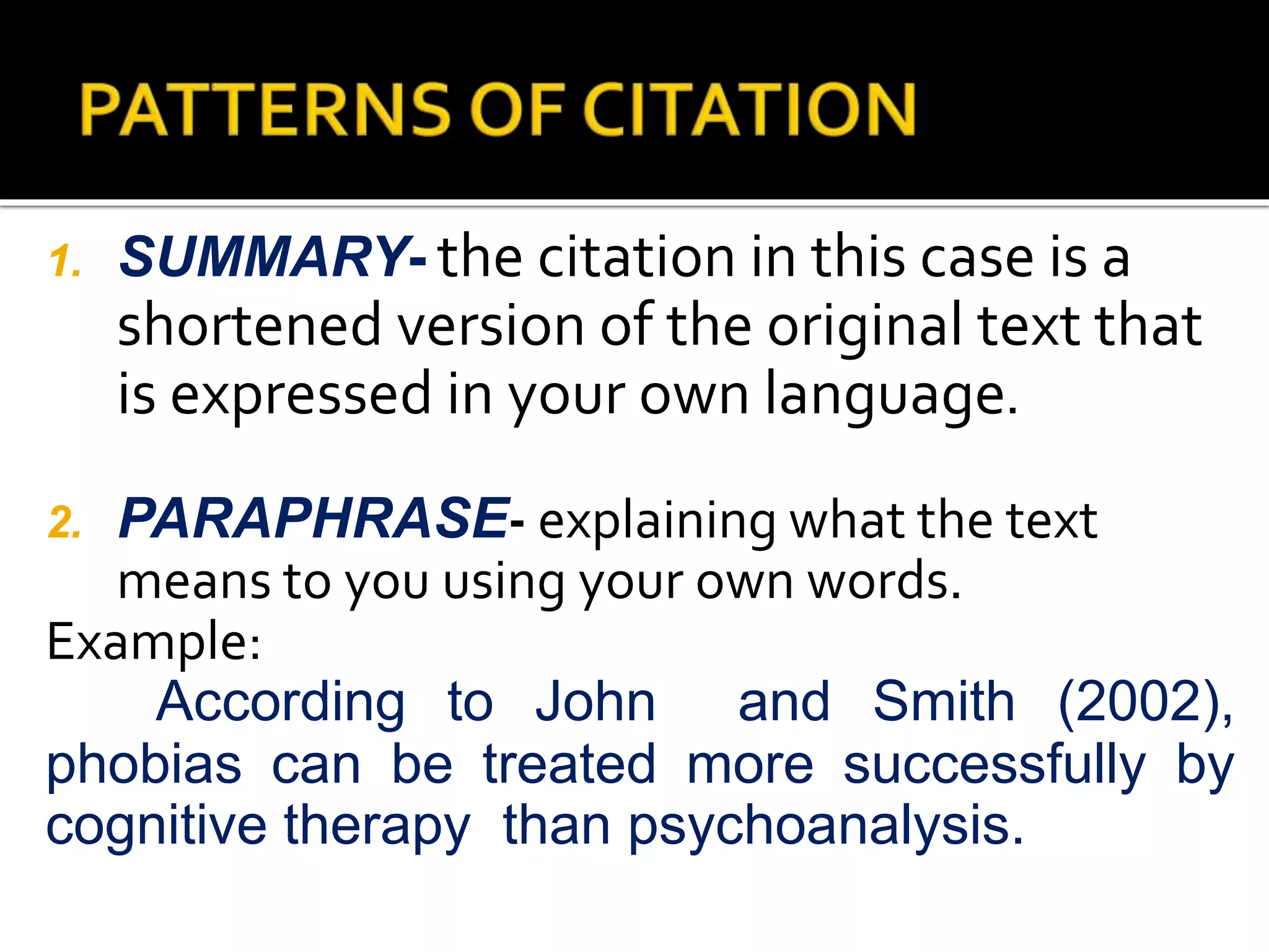 STANDARD STYLES IN RELATED LITERATURE CITATIONS OR REFERENCES.pptx