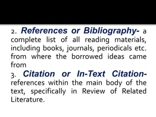 STANDARD STYLES IN RELATED LITERATURE CITATIONS OR REFERENCES.pptx