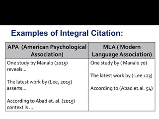 STANDARD STYLES IN RELATED LITERATURE CITATIONS OR REFERENCES.pptx