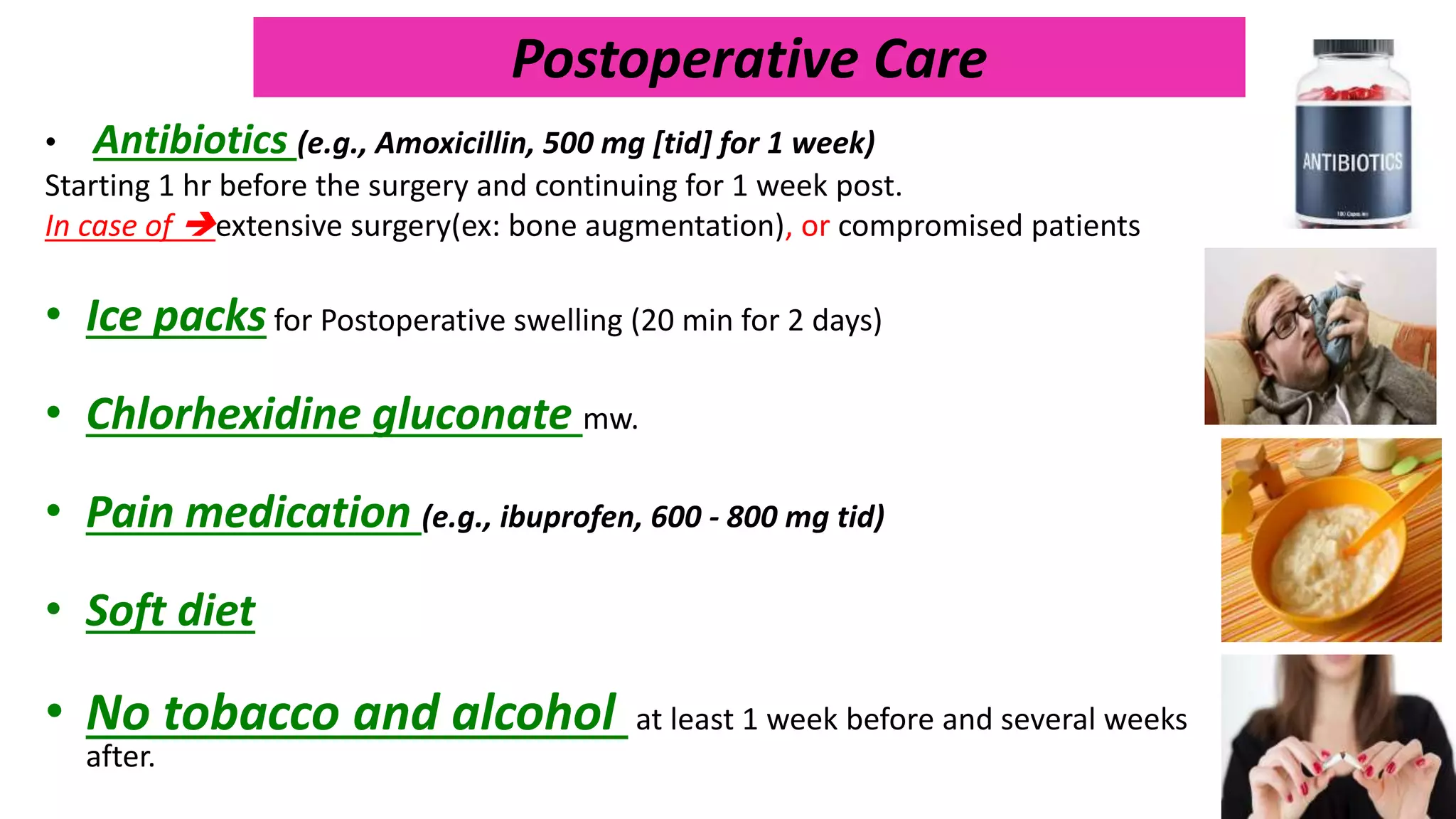 Standard surgical procedure for implant placement | PPTX
