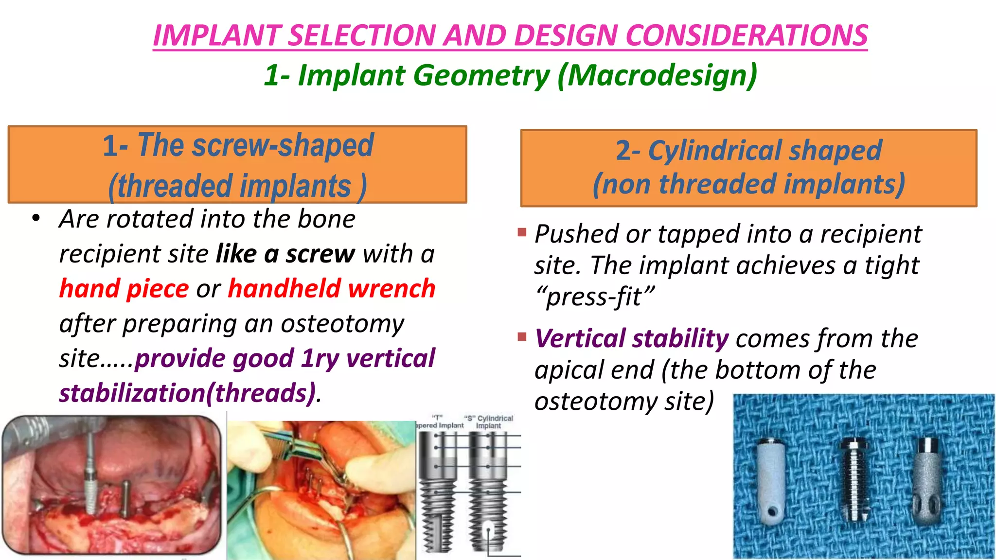 Standard surgical procedure for implant placement | PPTX