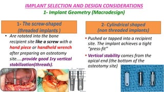 Standard surgical procedure for implant placement | PPTX
