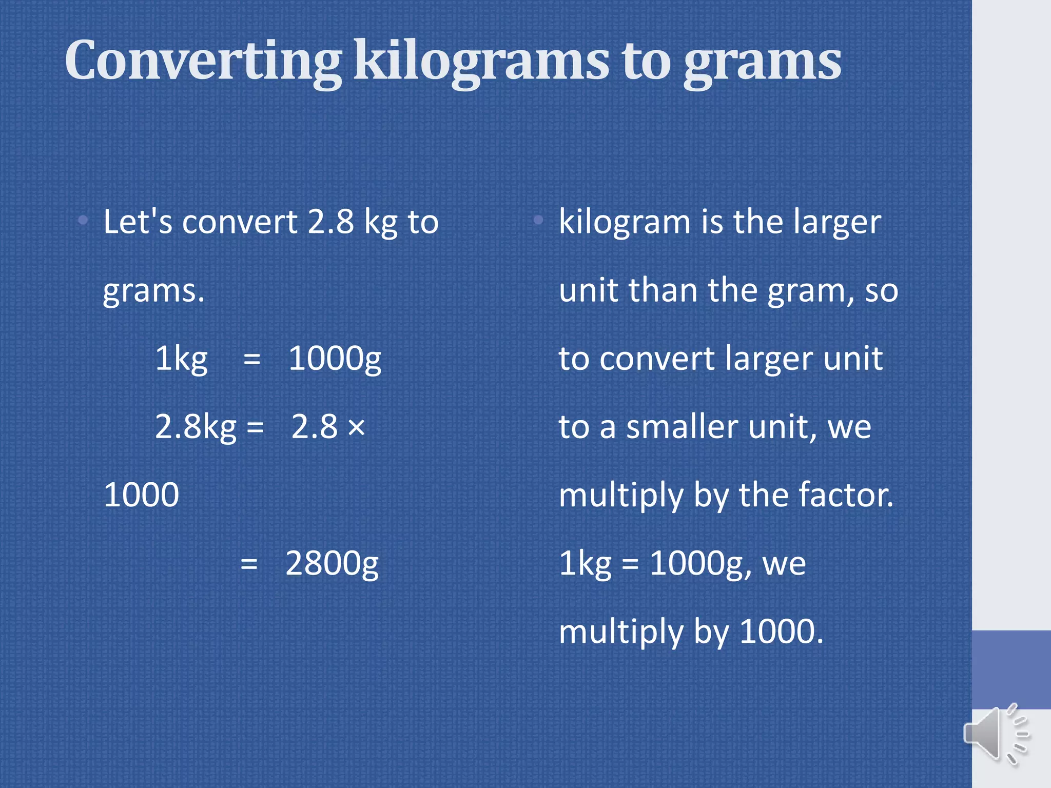 Standard system for weight, length and volume | PPT