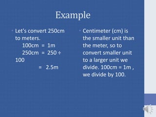 Standard system for weight, length and volume | PPT