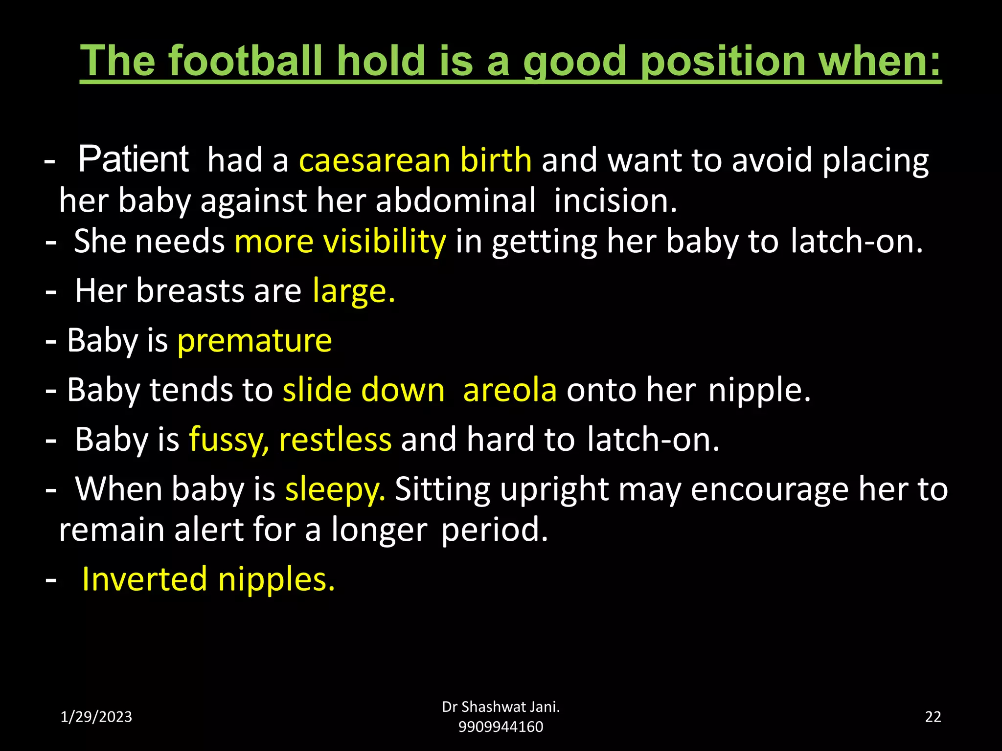 STANDARD TECHNIQUES OF BREAST FEEDING BY DR SHASHWAT JANI.pptx