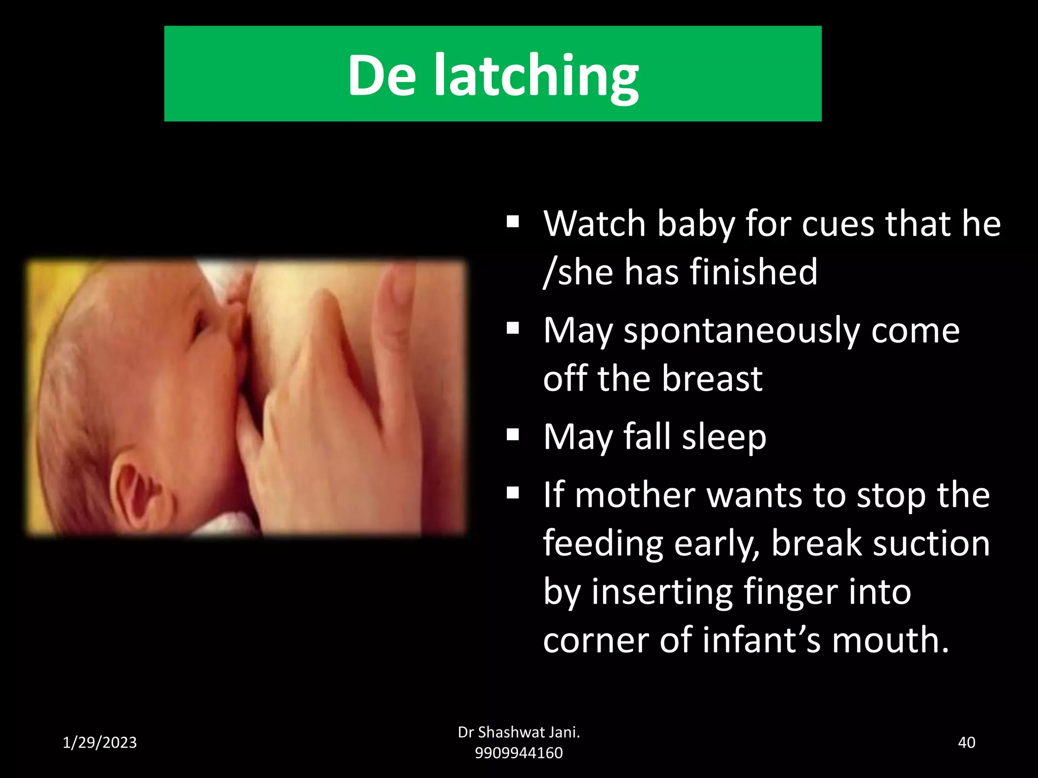 STANDARD TECHNIQUES OF BREAST FEEDING BY DR SHASHWAT JANI.pptx