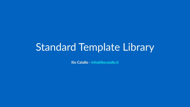 C++ Standard Template Library | PDF