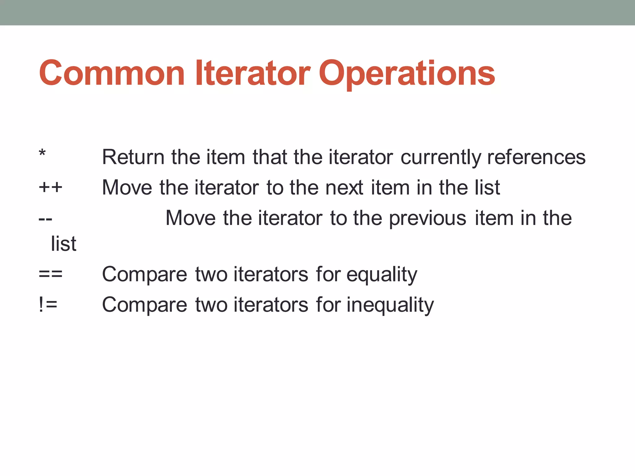 Standard template library | PPT