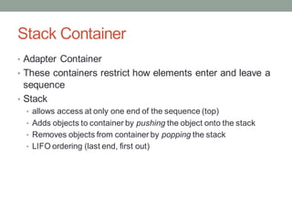 Standard template library | PPT