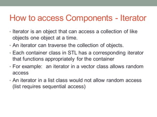 Standard template library | PPT