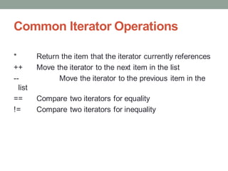 Standard template library | PPT