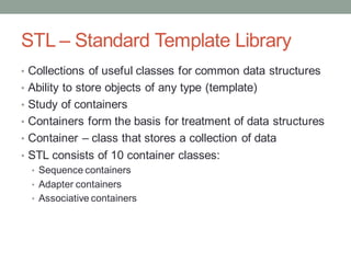 Standard template library | PPT