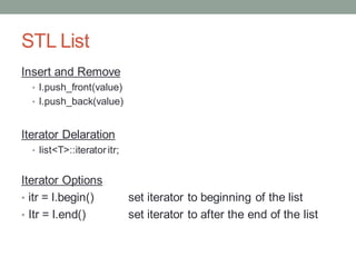 Standard template library | PPT
