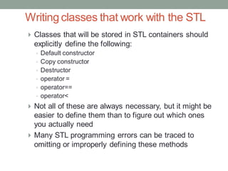 Standard template library | PPT