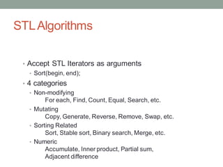 Standard template library | PPT