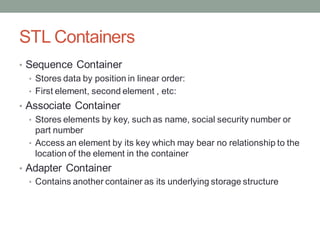 Standard template library | PPT