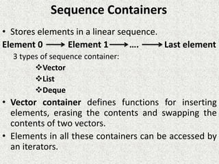 Standard template library | PPT