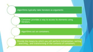 Standard template library | PPTX