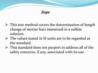 Standard test method for length change of hydraulic cement mortars ...