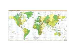 Standard time zones of the world | PDF