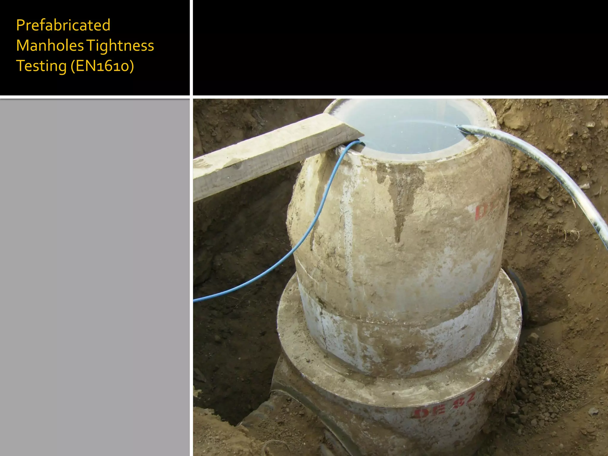 Standard Waste Water Manholes of precast concrete elements | PDF