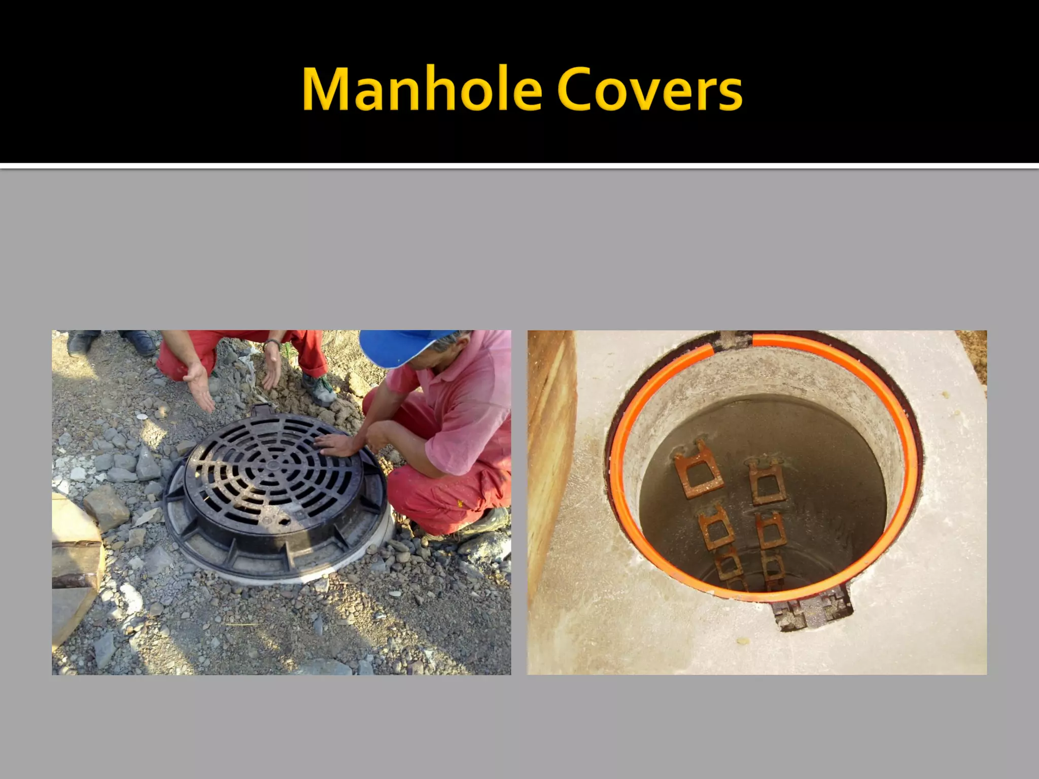 Standard Waste Water Manholes of precast concrete elements | PDF
