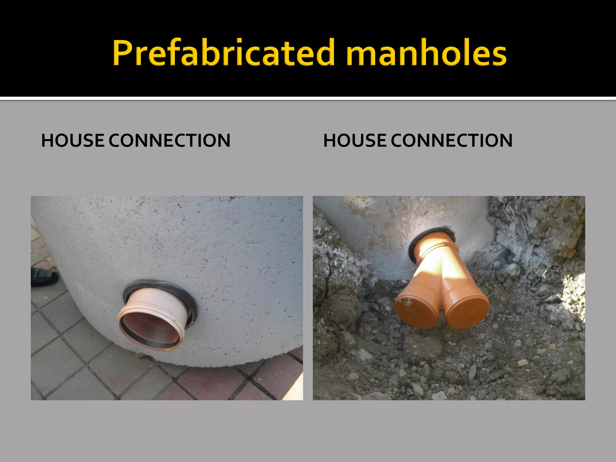 Standard Waste Water Manholes of precast concrete elements | PDF