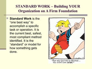 Standard work | PPT