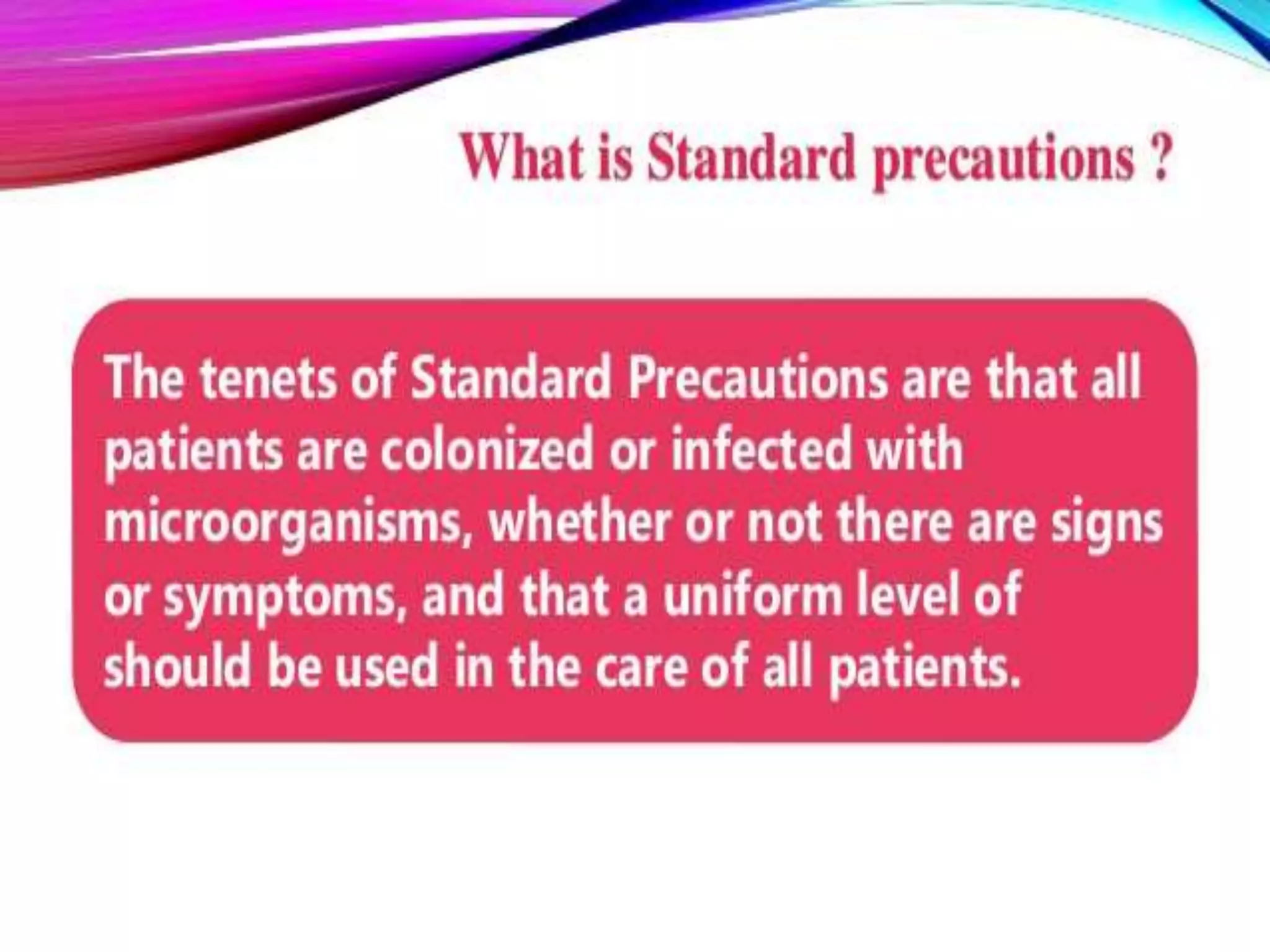 Standared safety measures | PPT