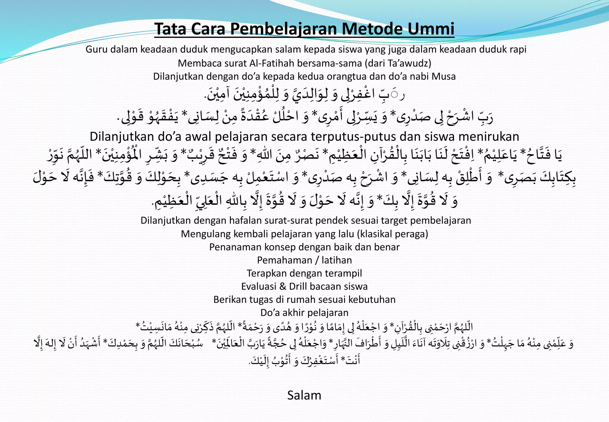 Standarisasi Administrasi Pembelajaran Metode Ummi.pptx