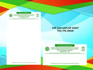 STANDARISASI ADMINISTRASI TKA TPA HASIL SILAKNAS 2018.pptx