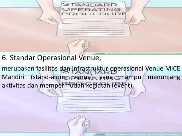 Standarisasi Venue untuk MICE | PPTX