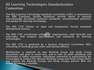 Technology Standarization Commitees | PDF
