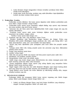 Standar kamar operasi | DOCX