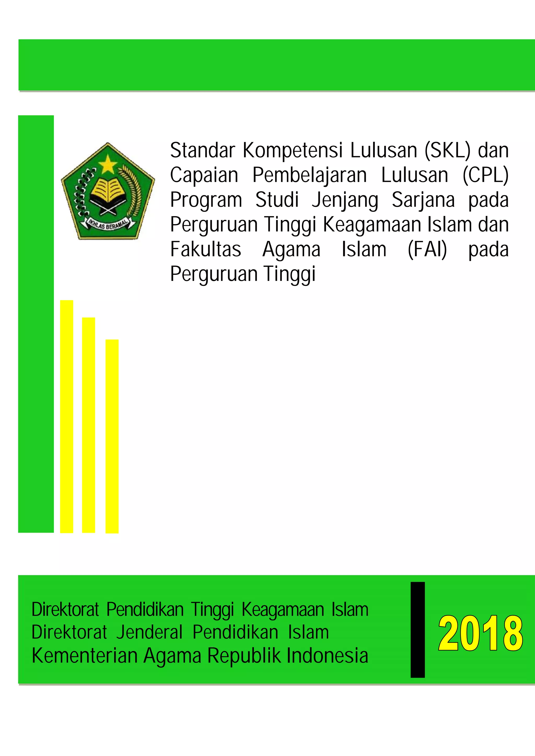 Standar Kompetensi lulusan (SKL) dan Capaian Pembelajaran Lulusan ...
