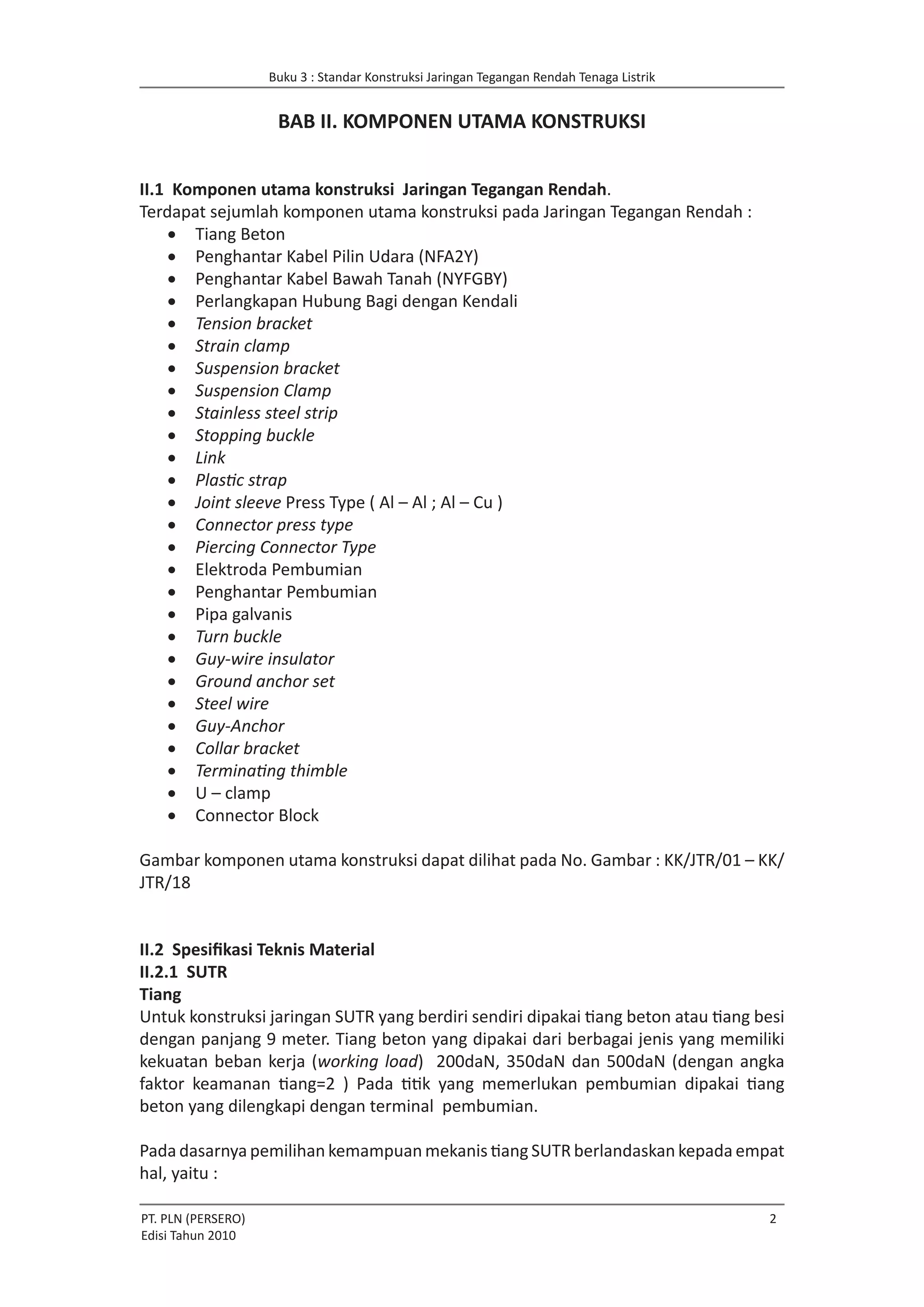 Standar konstruksi jaringan_tegangan_ren | PDF