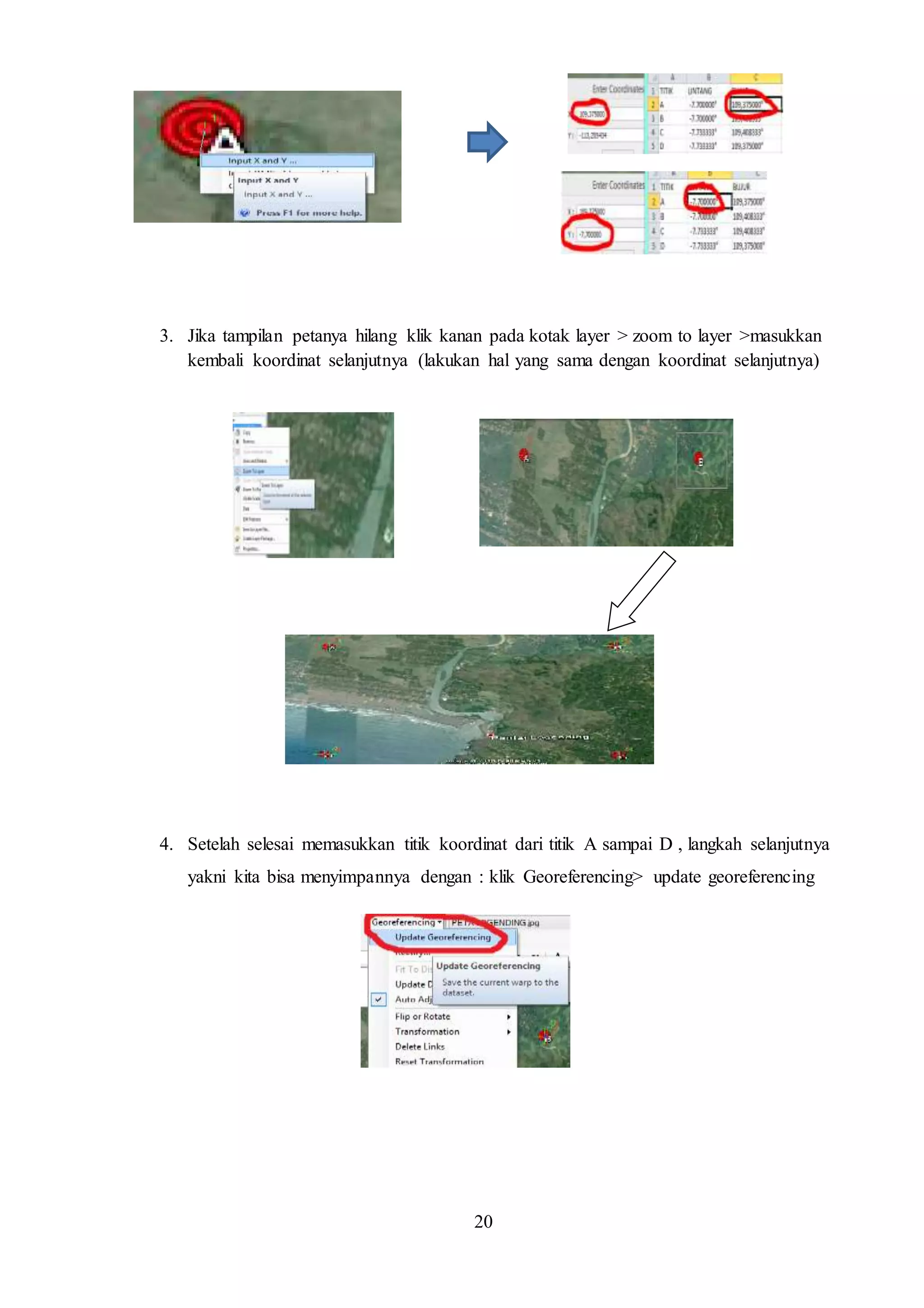 Standar operasional pembuatan peta tematik dengan menggunakan arc gis ...