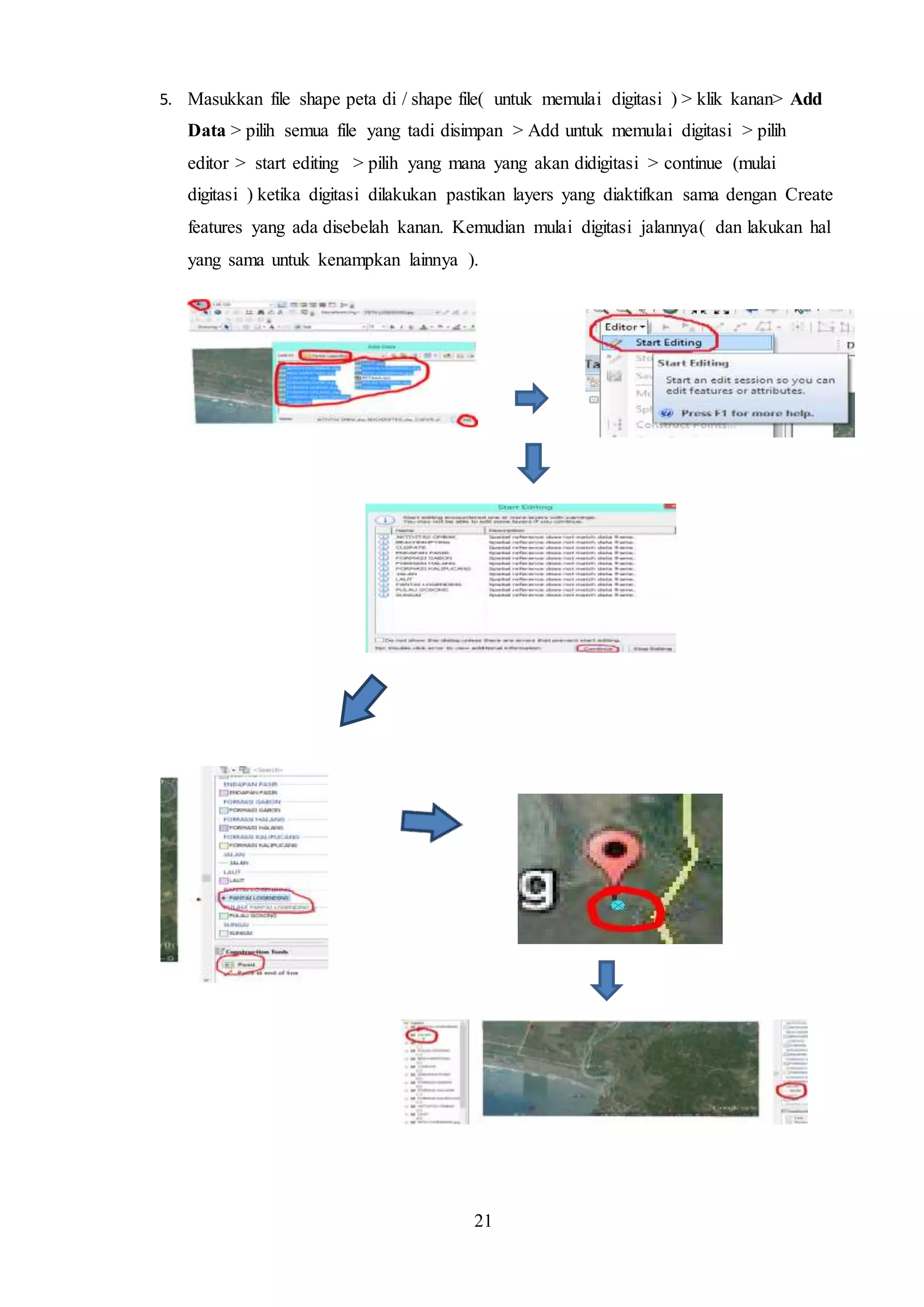 Standar operasional pembuatan peta tematik dengan menggunakan arc gis ...