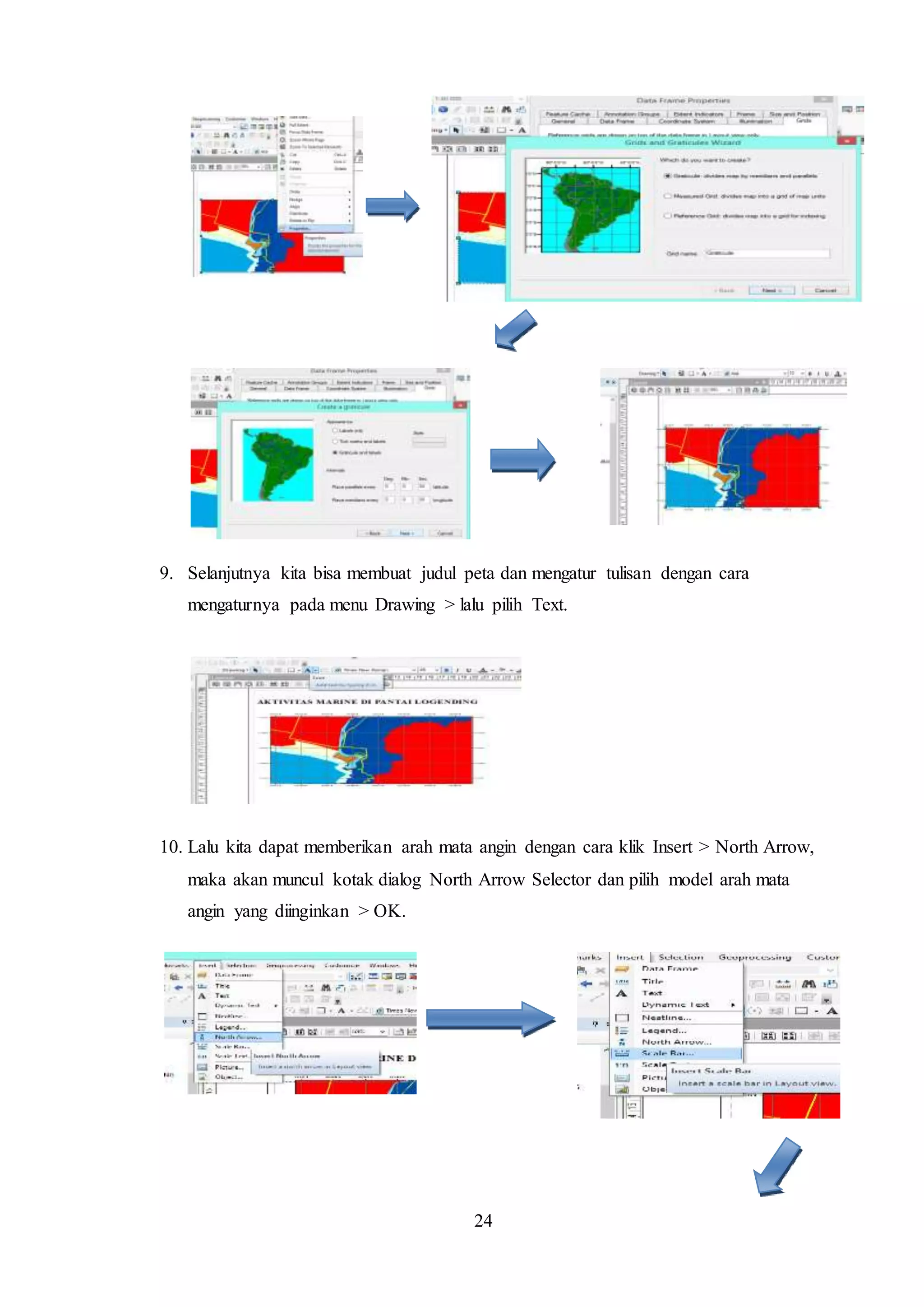 Standar operasional pembuatan peta tematik dengan menggunakan arc gis ...