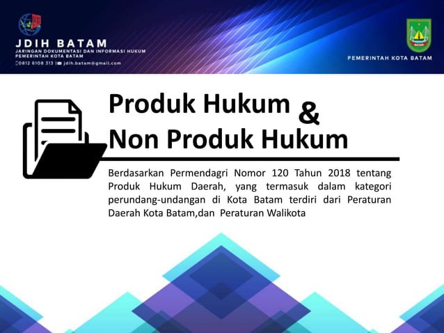 SOP JDIH Kota Batam | PPT